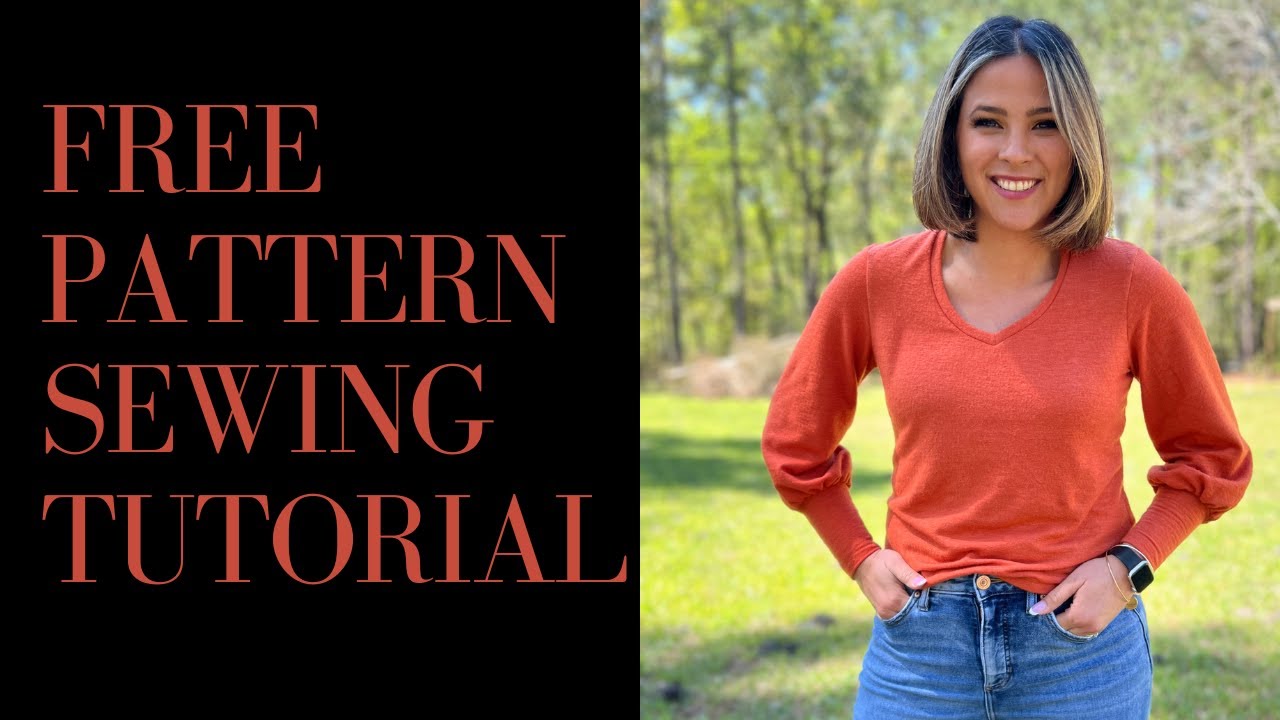 Sewing A Quick, Fun And FREE Pattern- The Vera Top. - YouTube