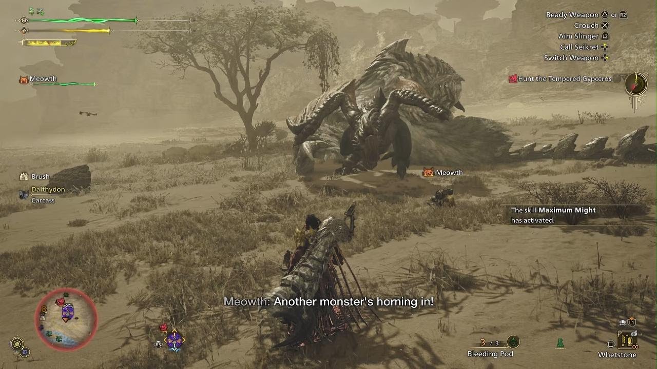 Rubber chicken vs chain blade wyvern - YouTube