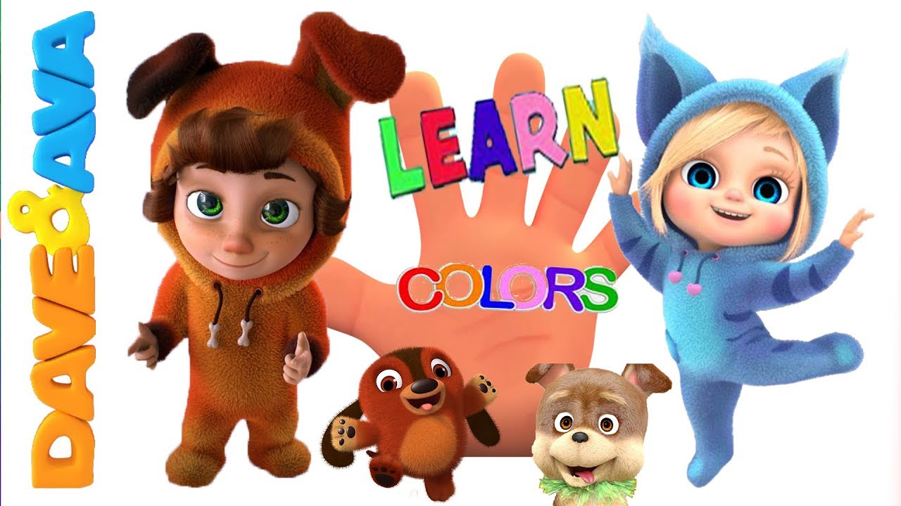 Dave and Ava Learn Colors | Video for Kids - YouTube