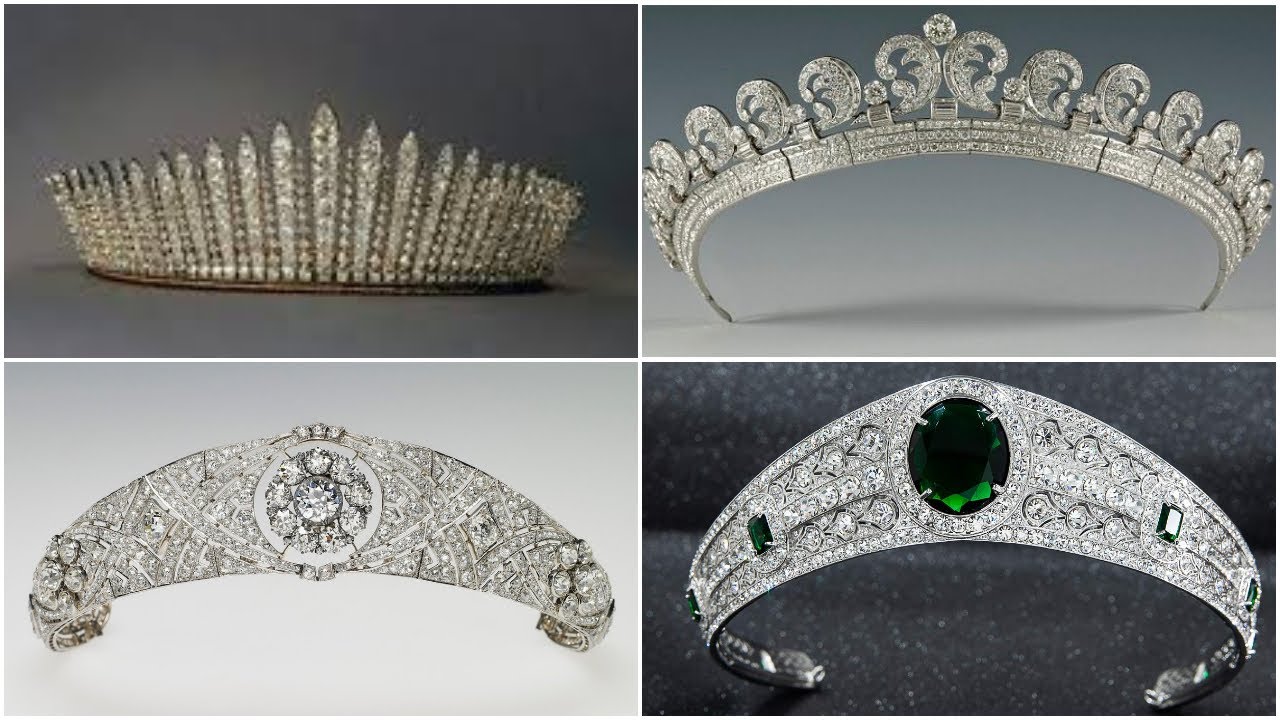 The Story of 4 British Royal Wedding Tiaras - YouTube