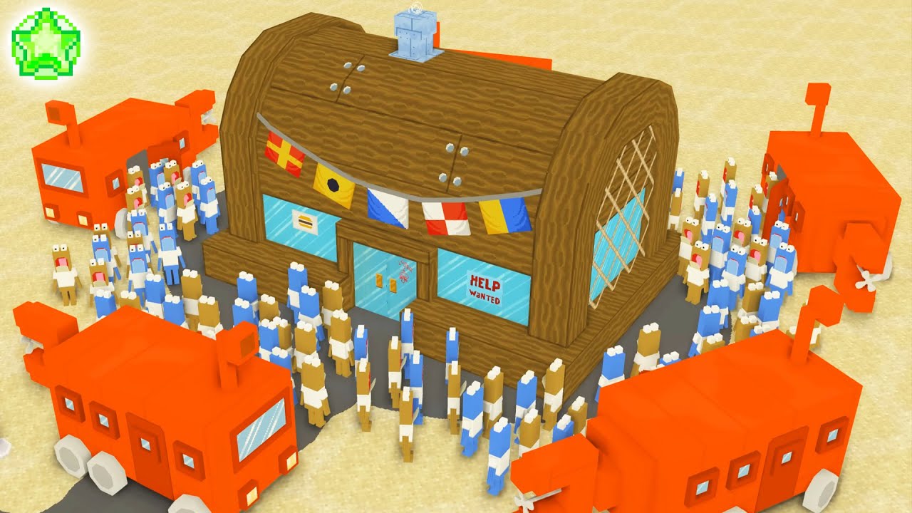 Spongebob In Minecraft Animation