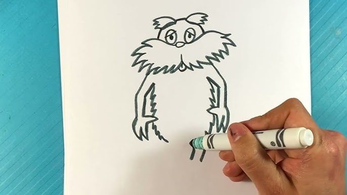 How To Draw The Lorax By Dr Seuss Easy Drawings