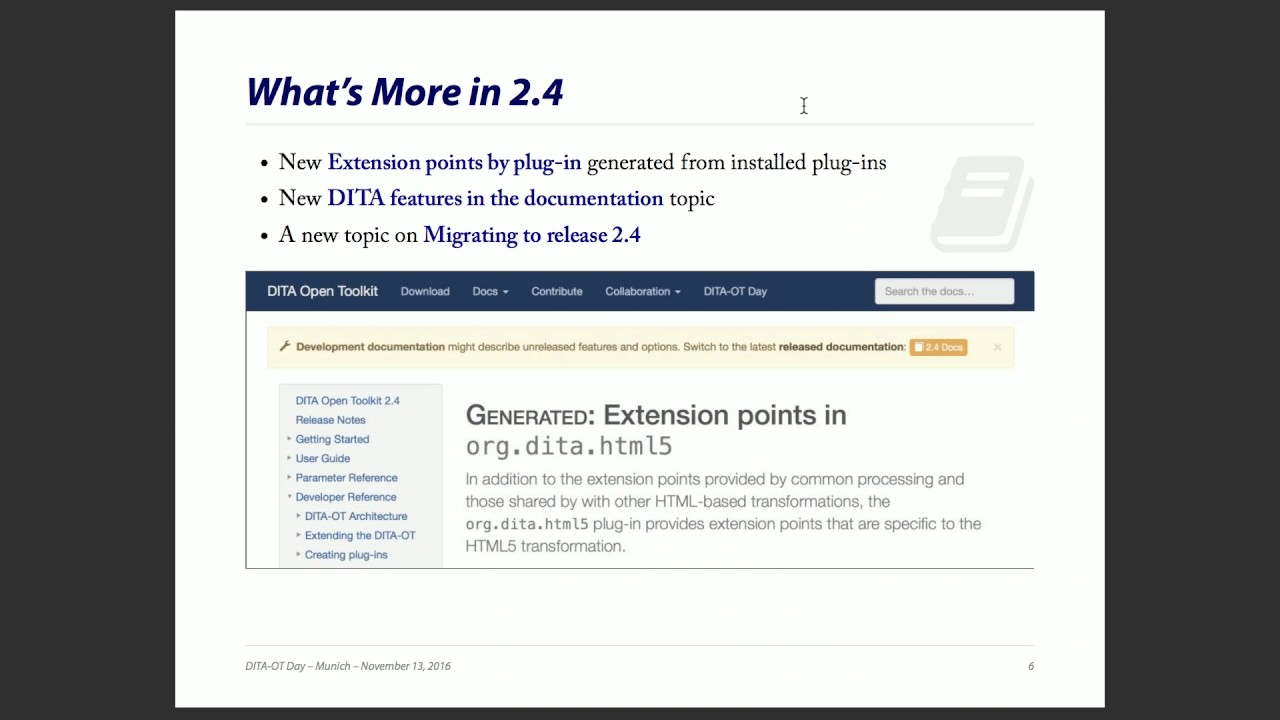 "Documentation Development(s)" presented by Roger Fienhold Sheen at ...