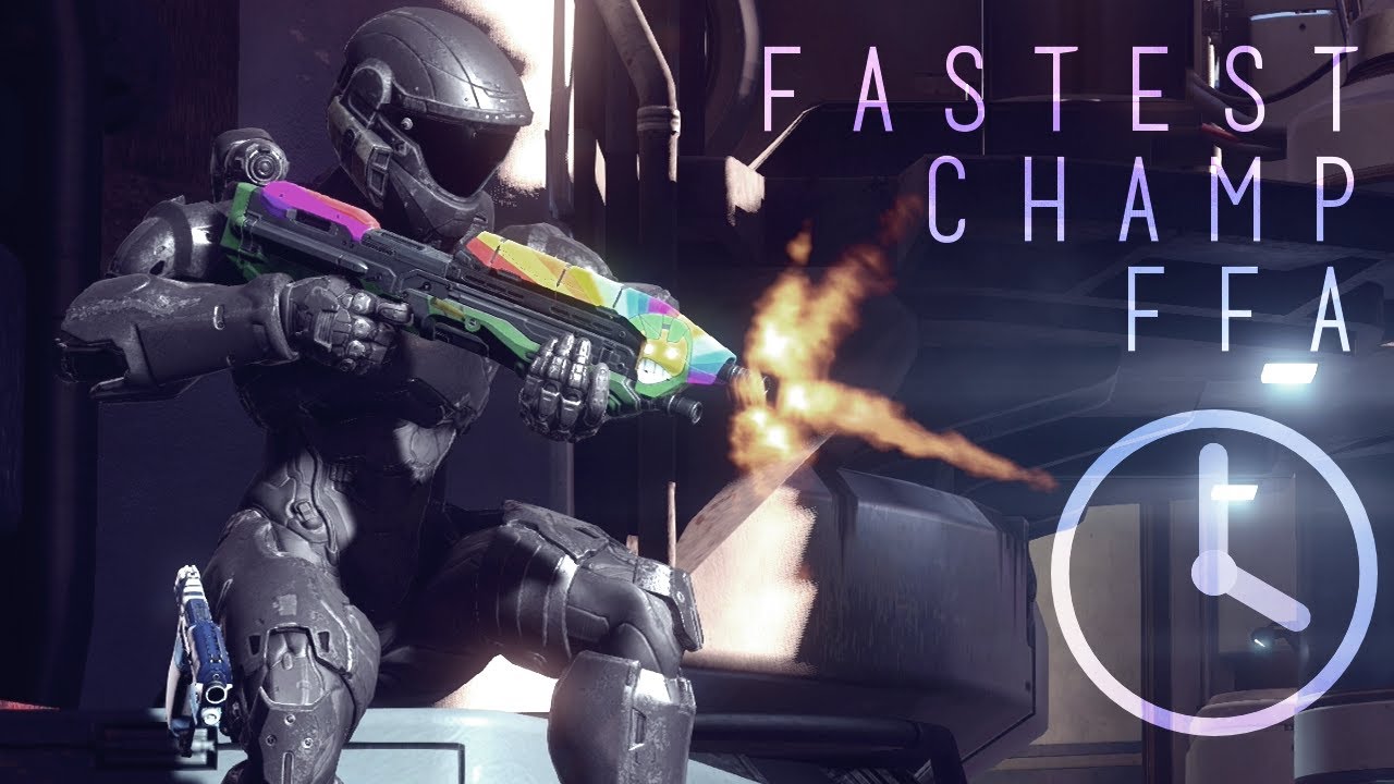 Halo 5 - Fastest Champ FFA Game Ever? - YouTube
