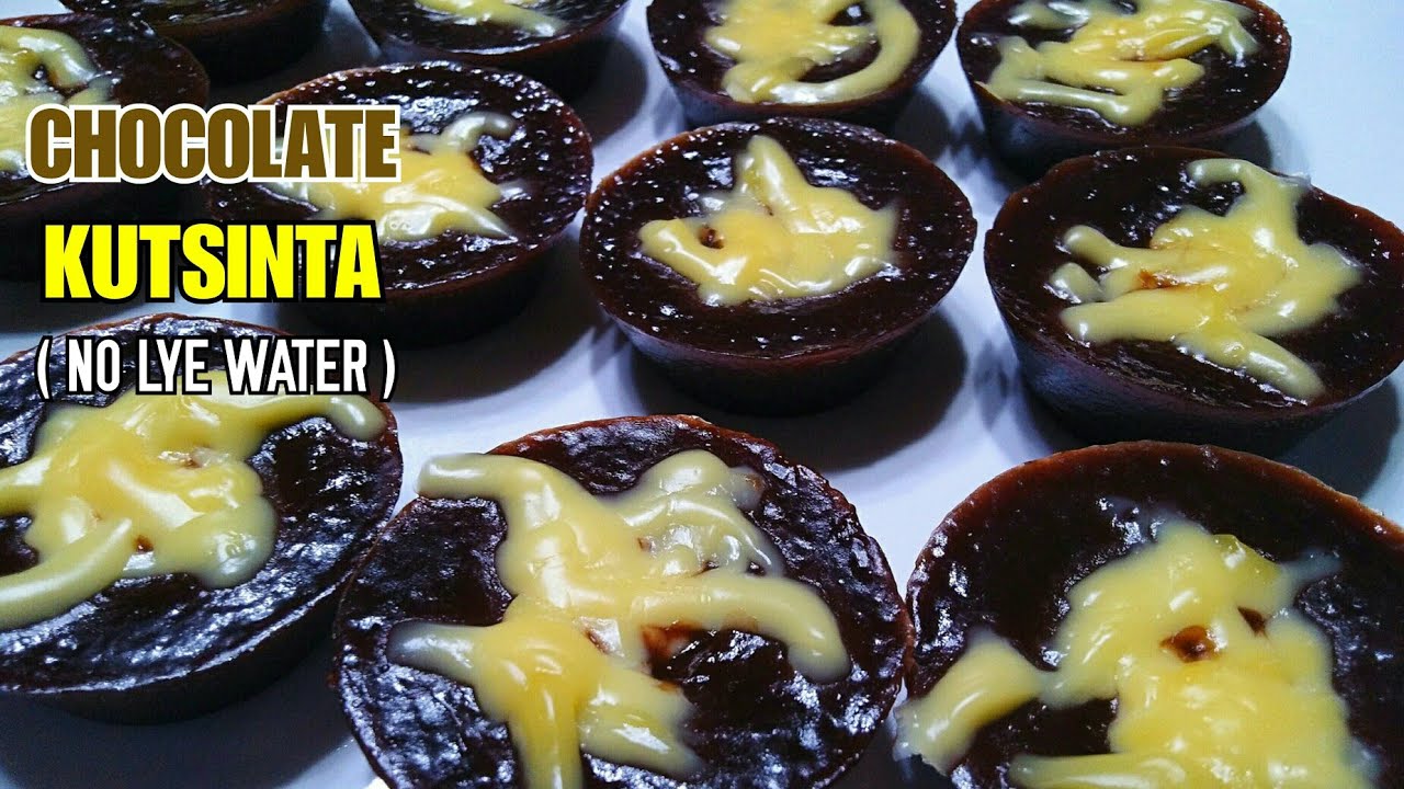 CHOCOLATE KUTSINTA ( No Lye Water )💓 | Kutsinta Chocolate flavor ...