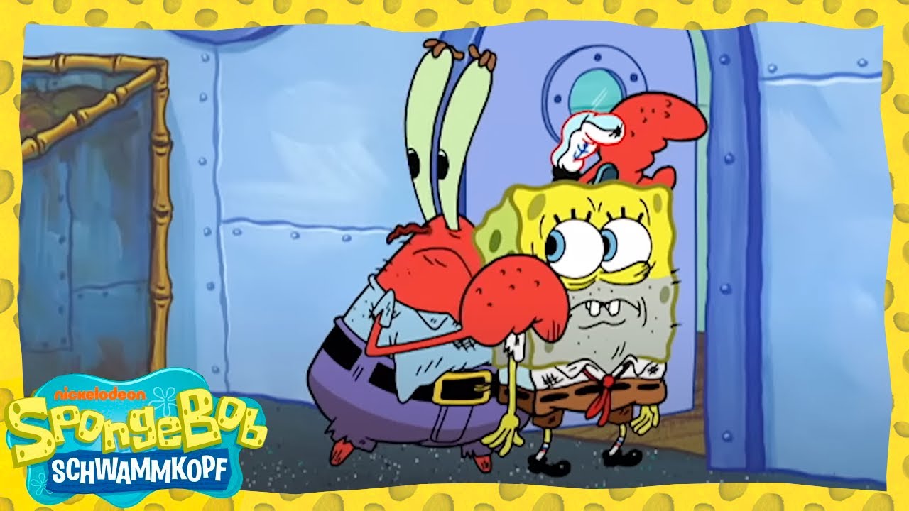 SpongeBob | Geheimräume in der Krossen Krabbe! | SpongeBob Schwammkopf ...