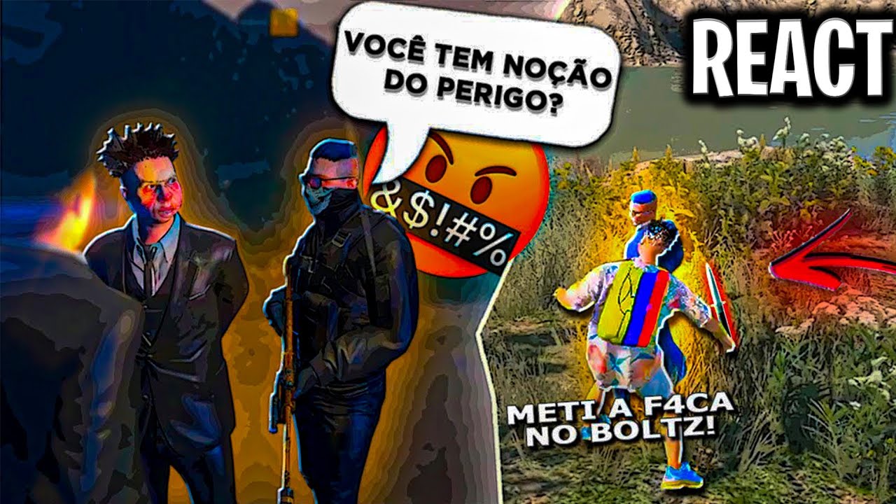 PAULINHO O LOKO TOMANDO PD NO GTA RP - REACT - YouTube