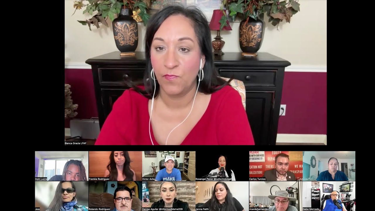 Latinos Against Harris Zoom Call - YouTube