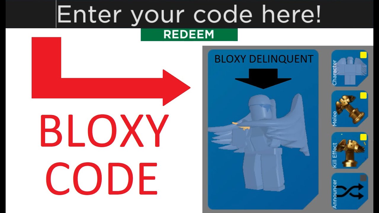 NEW Arsenal "BLOXY" CODE TO GIVE YOU BLOXY SKIN, KILL EFFECT AND MELEE ...