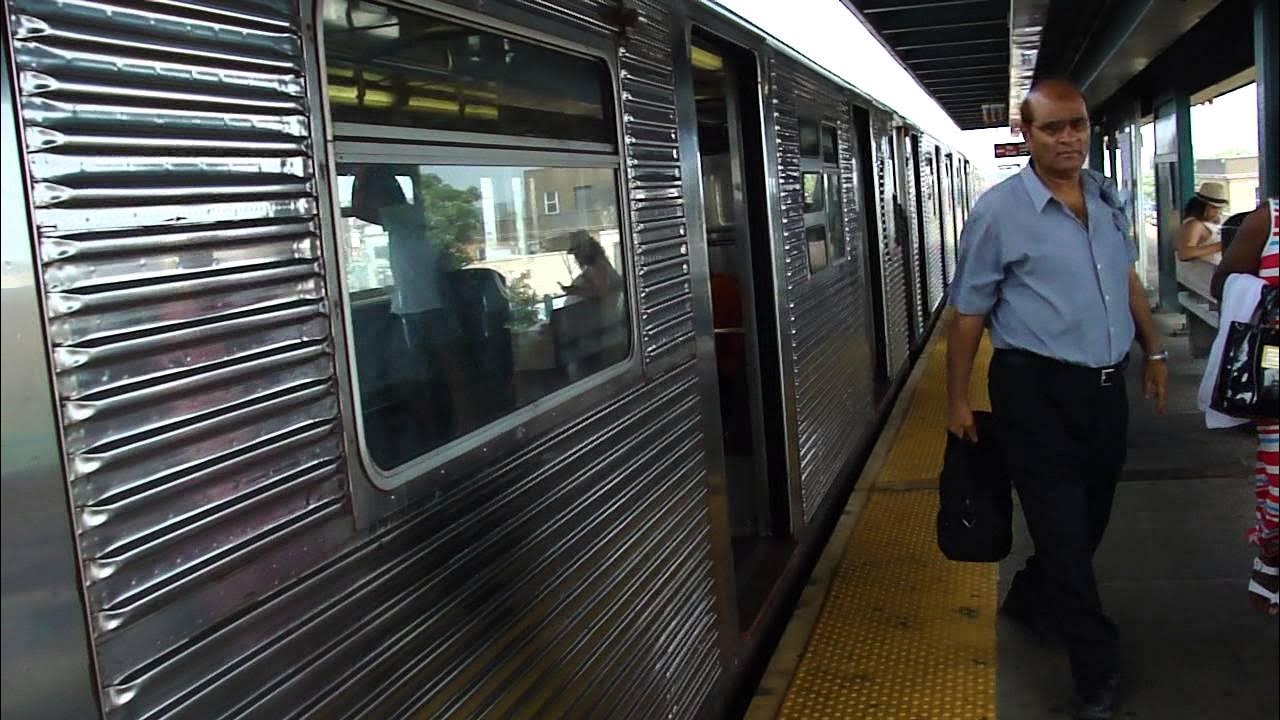 BMT Jamaica Local: Broadway Junction bound R-32 J local train @ Alabama Avenue! - YouTube