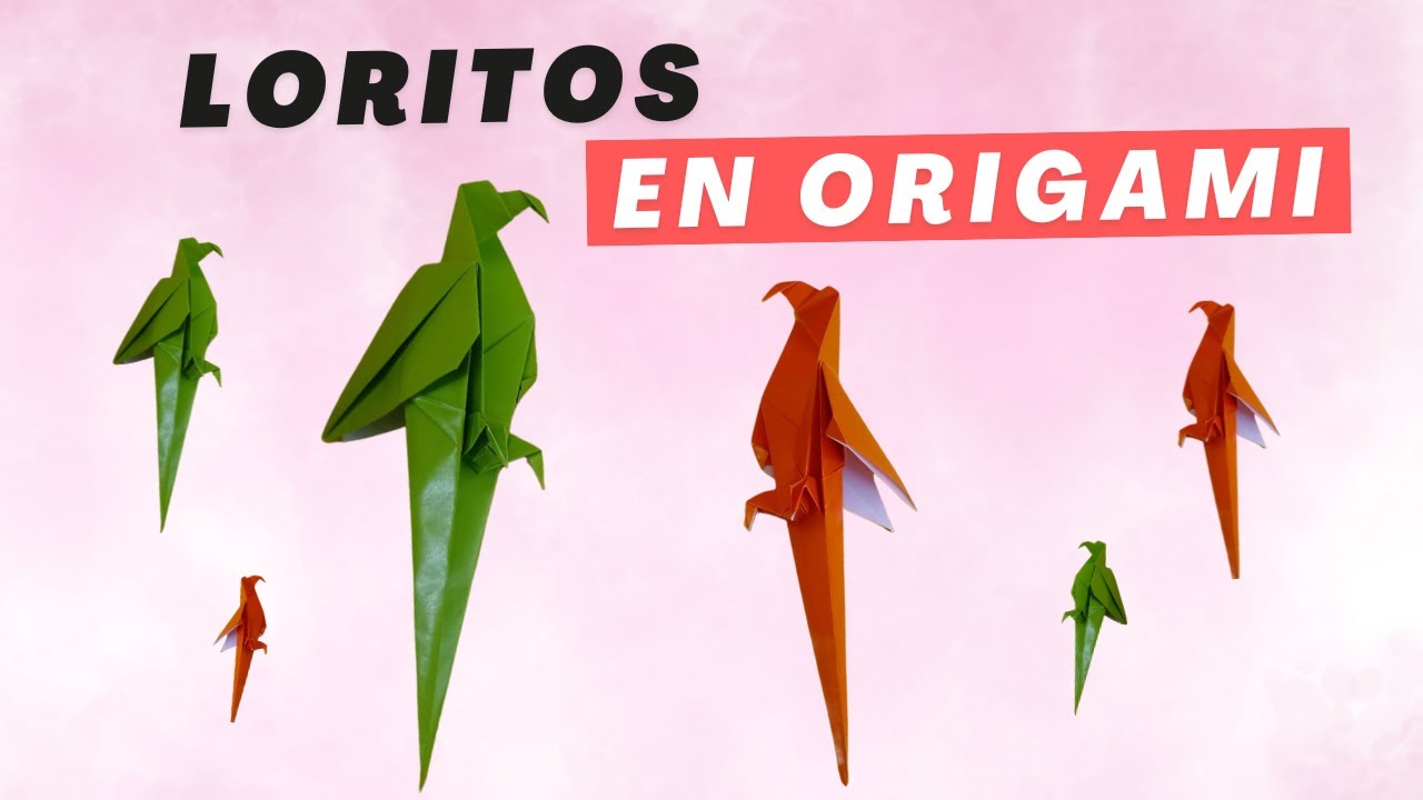 Loro en Origami Aprende Hacerlo de Forma Fácil - YouTube