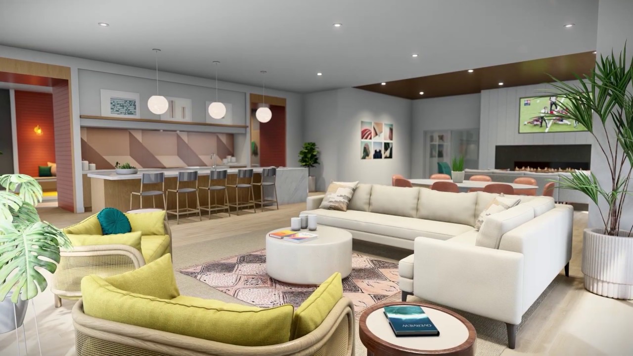 Clubhouse at Embark Apartments - Fairfield - YouTube