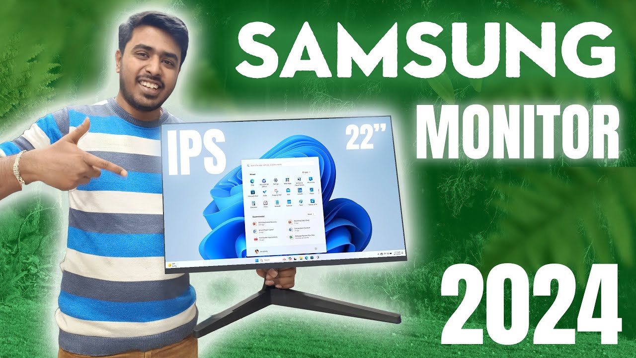 Unboxing & Review: SAMSUNG 22-inch Full HD IPS Panel Monitor (2024 ...