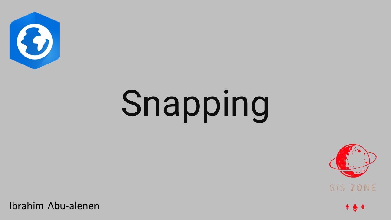 31 Snapping - التقاط نقاط الـ Vertices اثناء الرسم داخل برنامج Arcgis ...