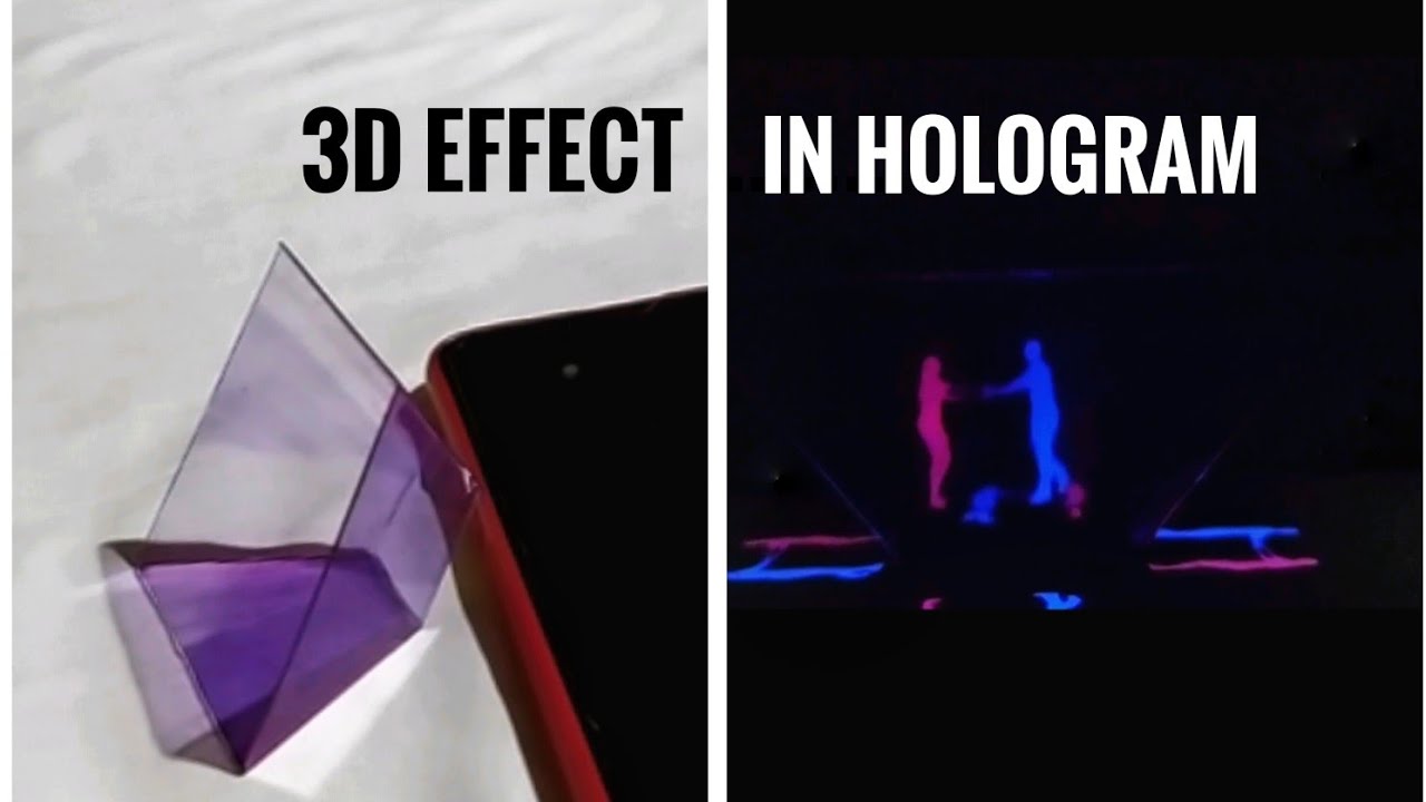 How to make 3D Hologram projector with CD in few minutes - YouTube