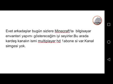 MCPE bilgisayar envanteri yapmak.
