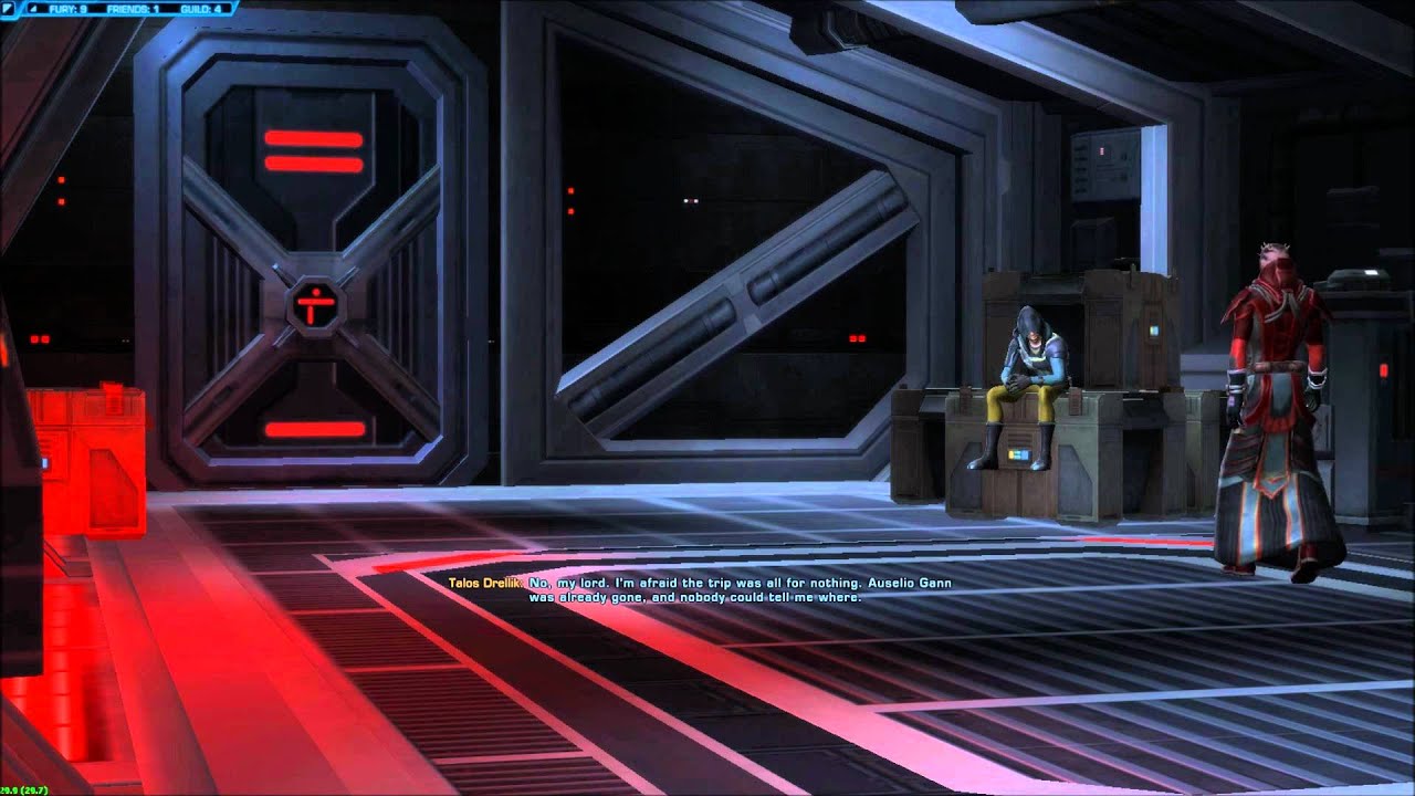 SWTOR SI Sixth Conversation with Talos Drellik - Lost Mentor - YouTube