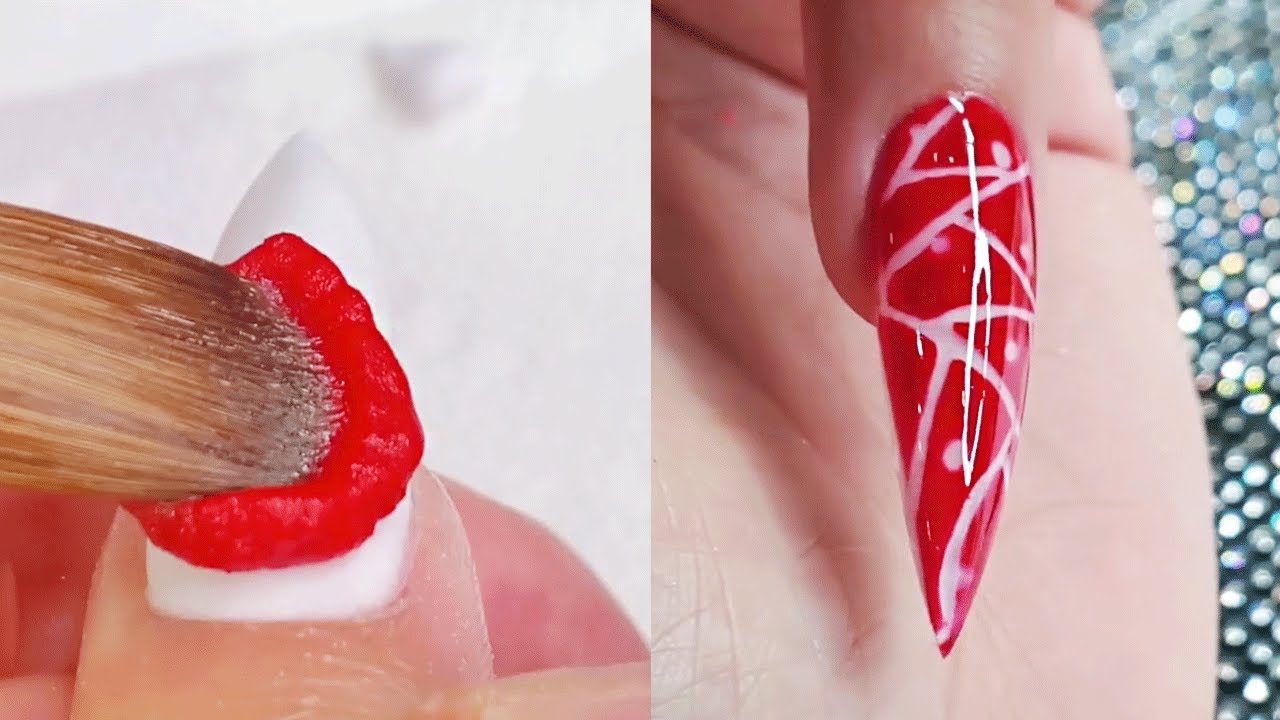 Beautiful Long Nails Acrylic Tutorial #shorts - YouTube