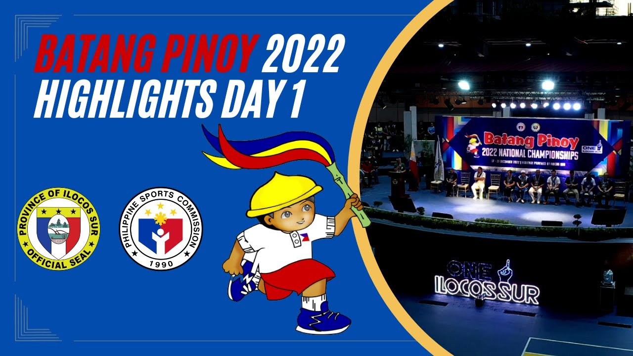 BATANG PINOY 2022 HIGHLIGHTS DAY 1 - YouTube