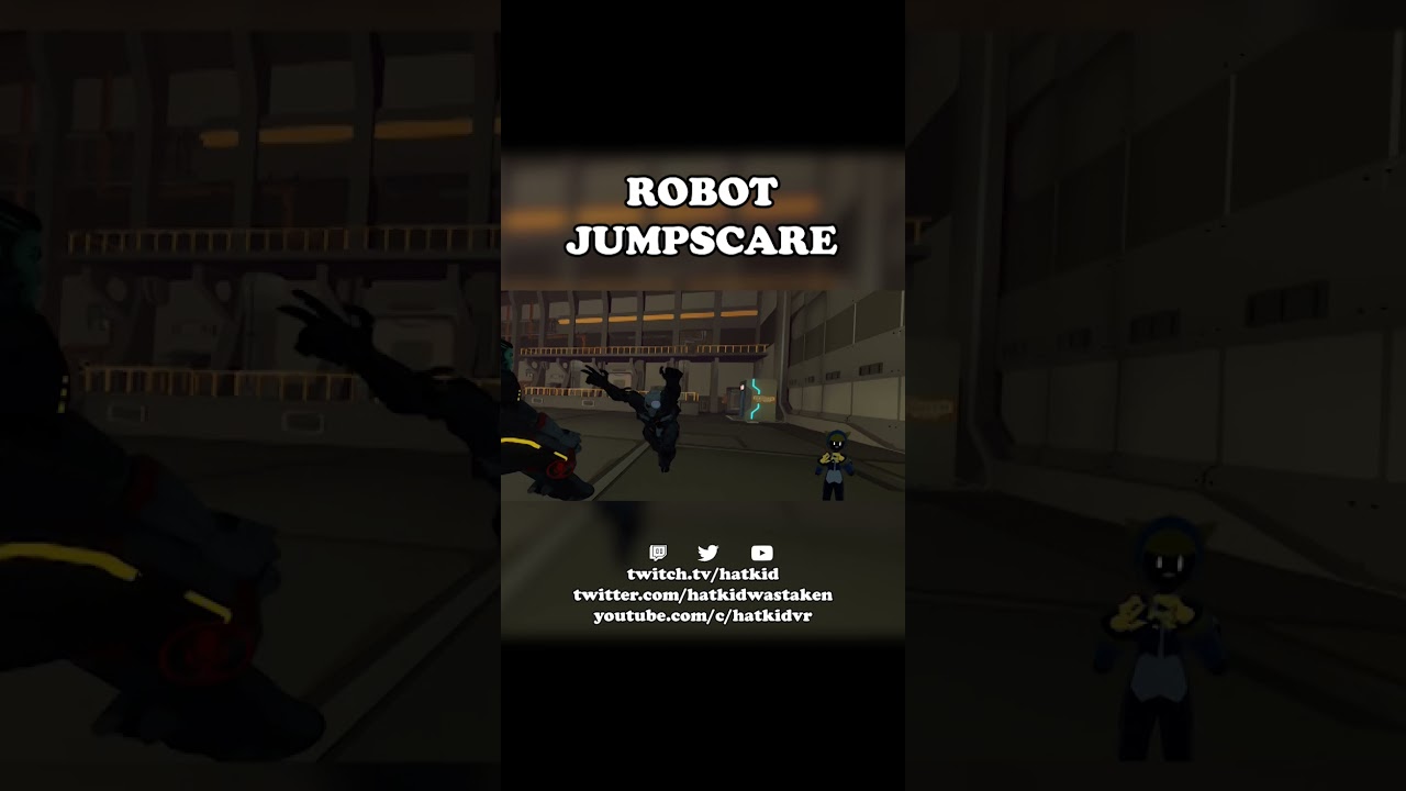 ROBOT JUMPSCARE - Hat Kid #shorts - YouTube