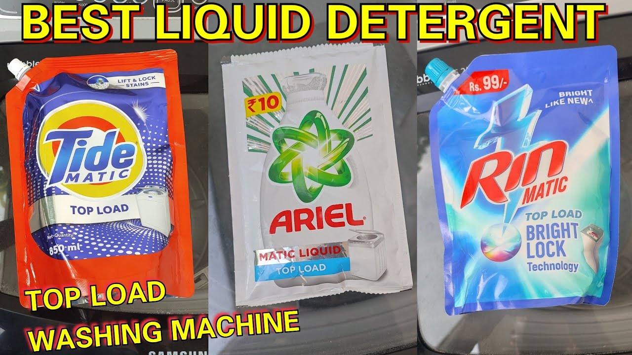 3 BEST TOP LOAD LIQUID DETERGENT Review | How to use liquid detergent ...