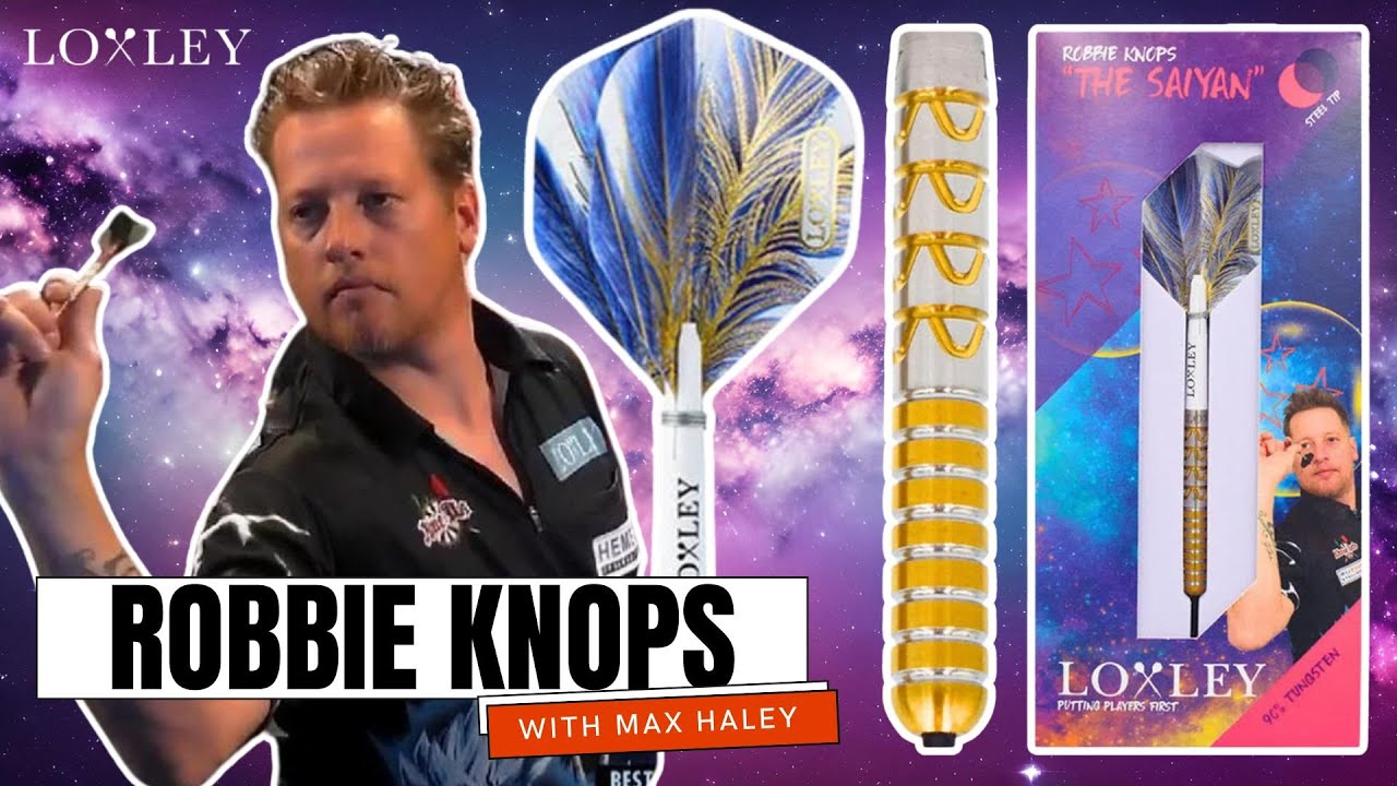 ROBBIE KNOPS THE SAIYAN LOXLEY DARTS REVIEW WITH MAX HALEY - YouTube