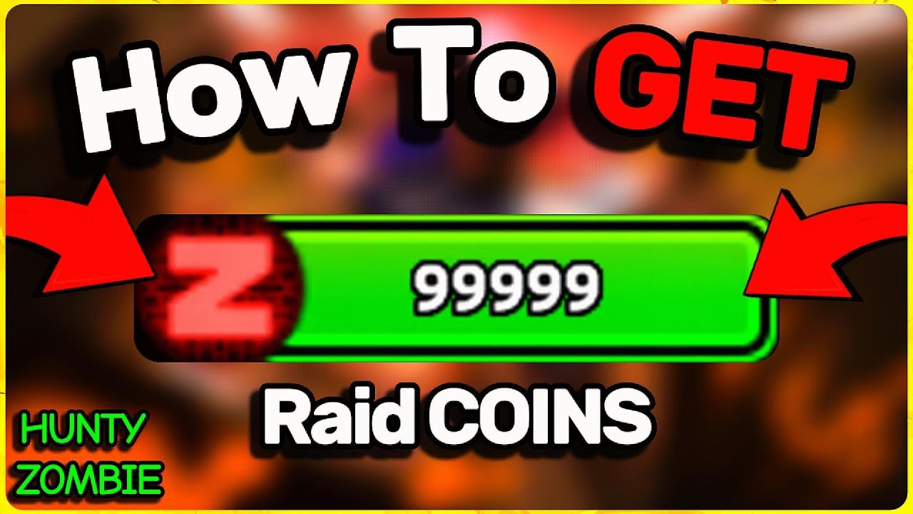 How to GET RAID COINS FAST in Hunty Zombie (ROBLOX) - YouTube