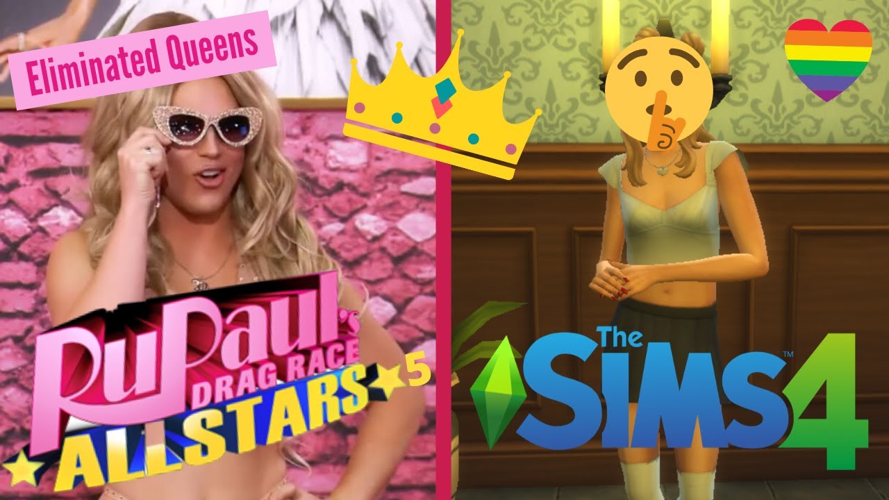 Making Eliminated RPDR AS5 Queens in The Sims 4 | Derrick Barry - YouTube