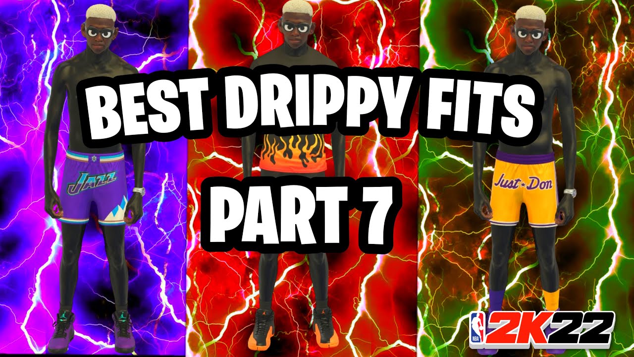TOP 5 BEST DRIPPY FITS TUTORIAL ON NBA 2K22 PART 7 - YouTube