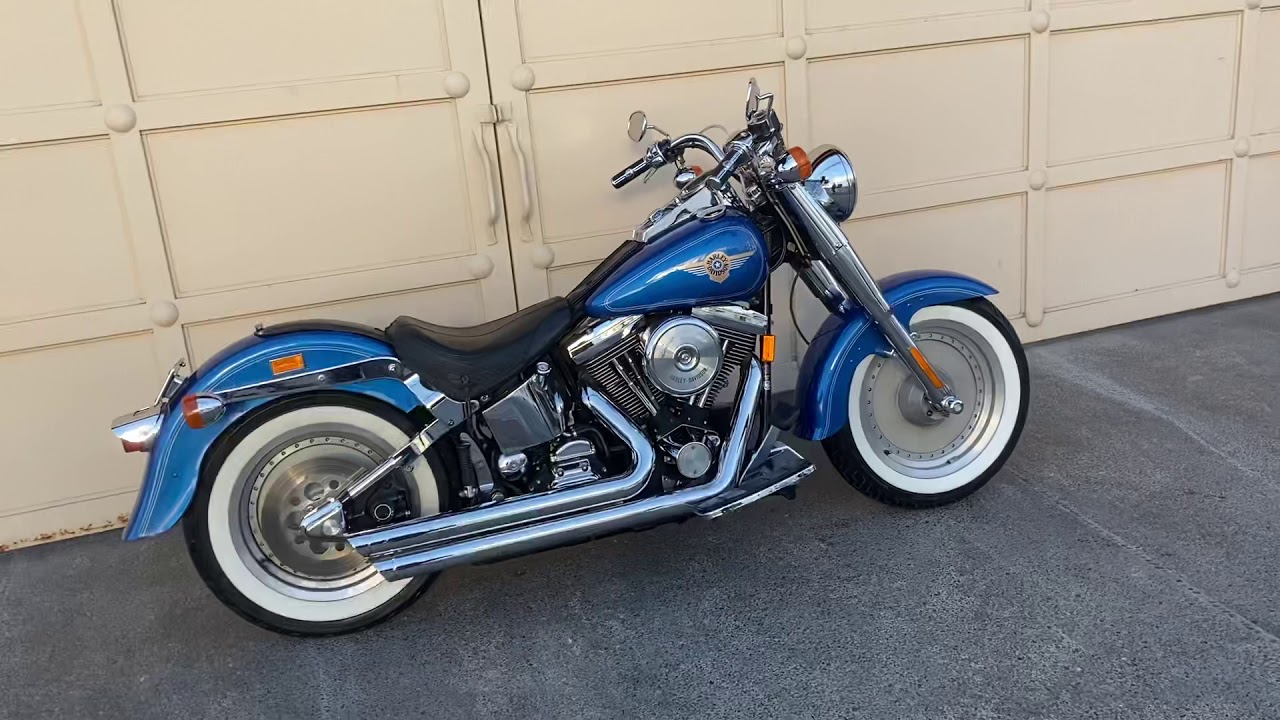 JAY SACRA MOTORCYCLES HARLEY DAVIDSON SOFTAIL FATBOY 96’ - YouTube
