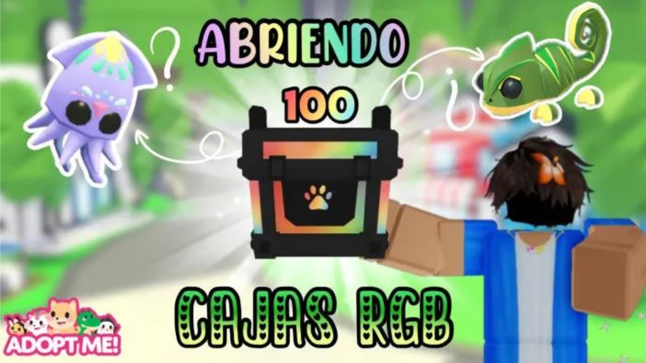 Abriendo 100 CAJAS RGB en Adopt me Roblox 🎁🦑 | Just Adopt Me! #adoptme ...
