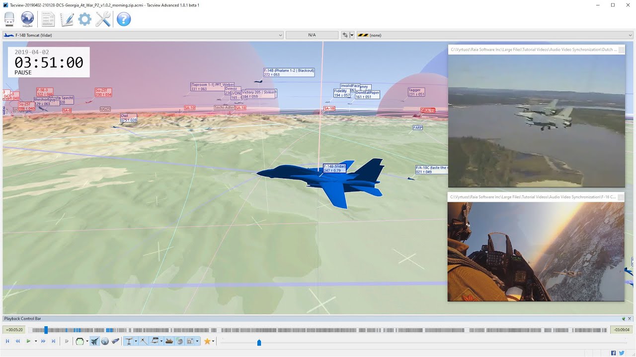 Tacview Tutorial - Audio Video Synchronization - YouTube