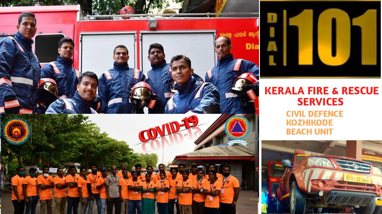 Dail 101 KERALA FIRE FORCE: COVID19 WORK BY KOZHIKODE BEACH FIRE ...
