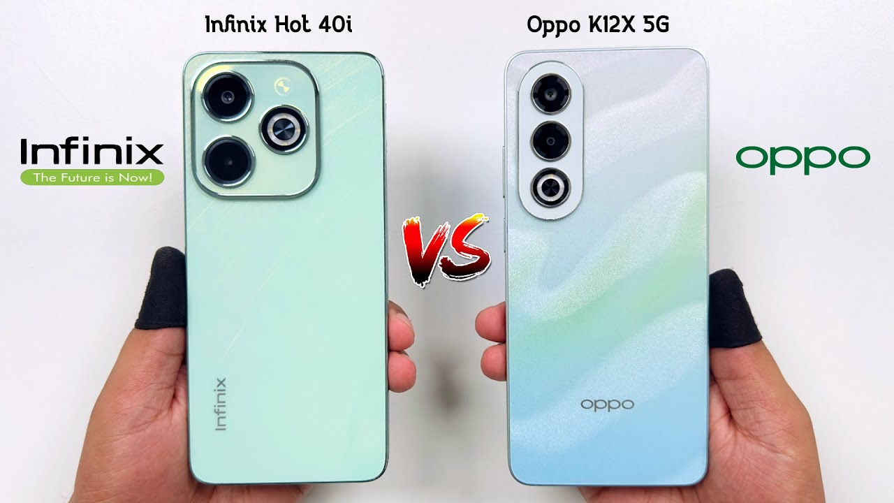 Infinix Hot 40i vs Oppo K12x 5G Speed Test - YouTube