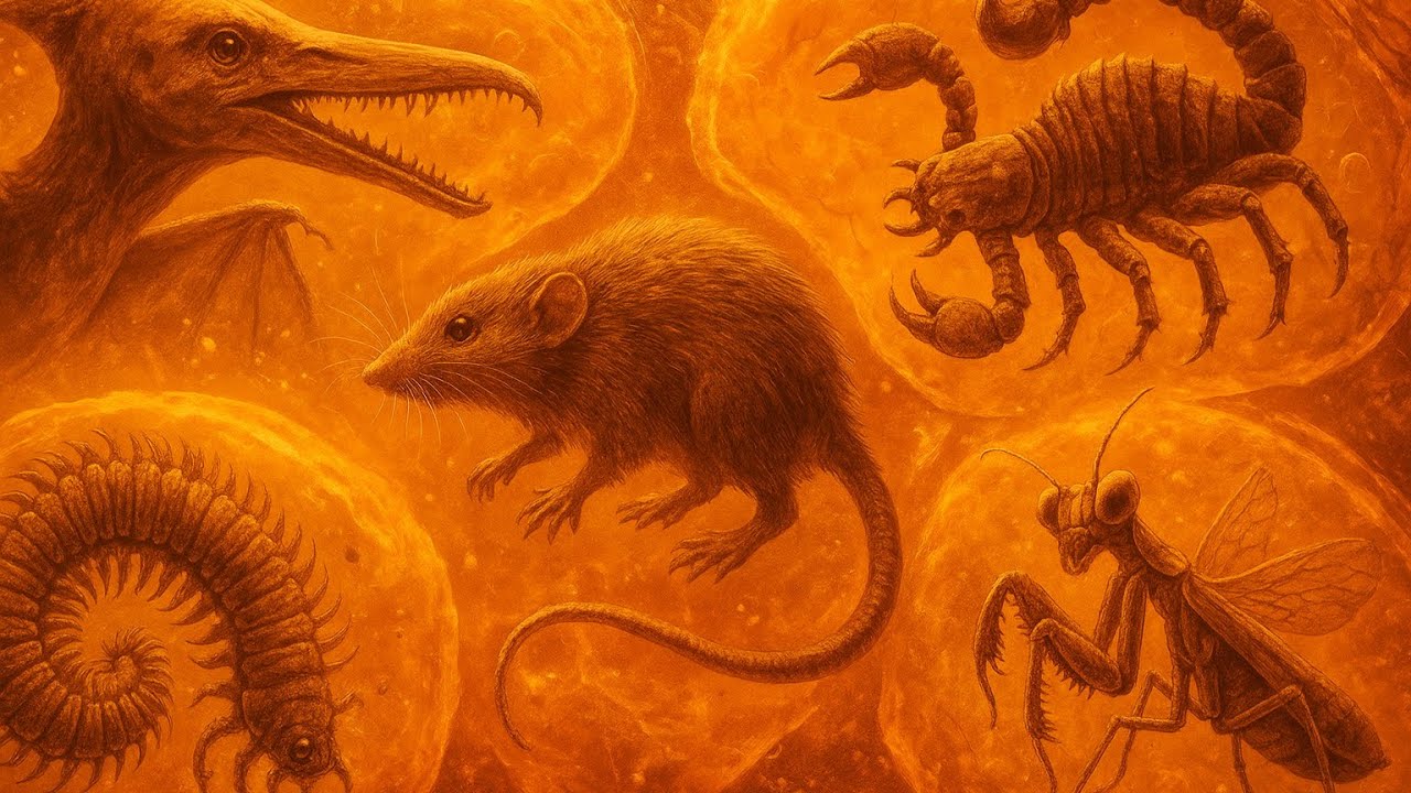 5 Bizarre Prehistoric Creatures Trapped in Amber! - YouTube