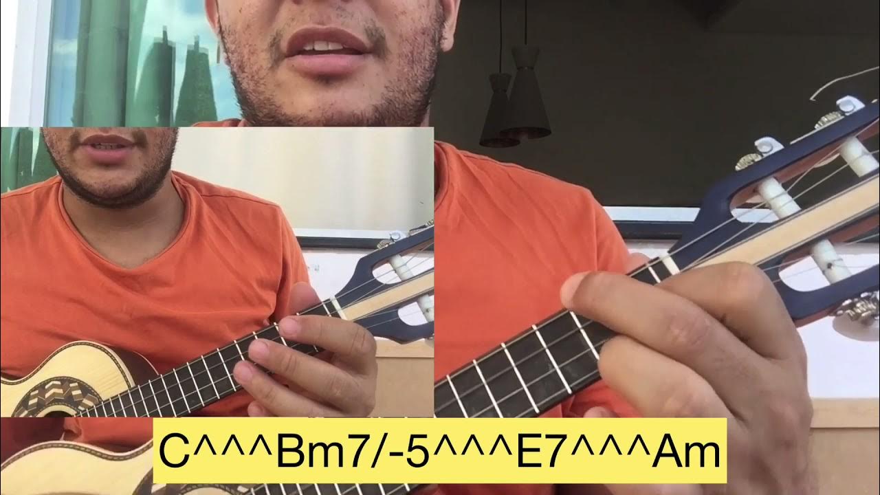 Frase simples se Cavaco na escala menor harmônica Encima dos acordes C^^^Bm7-5^^^E7^^^Am - YouTube