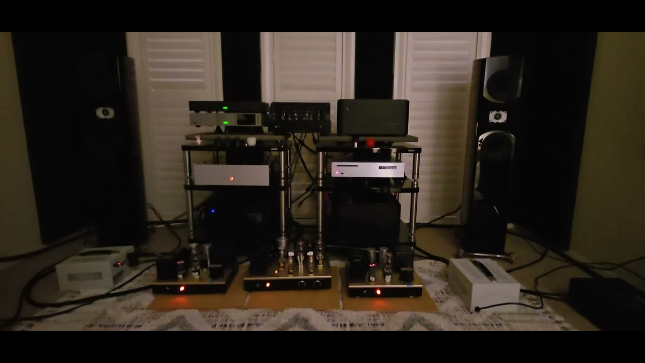 300B monos + 300B pre amp + Lampizator DAC + Duntech Senator + Naim NDX ...