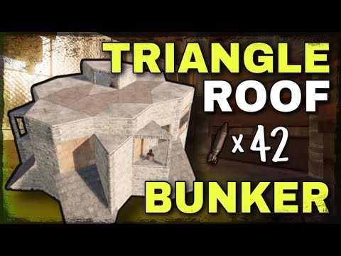 NEW ROOF BUNKER W/ UNLOOTABLE ROOMS BASE DESIGN 2020 | Rust Base Build ...
