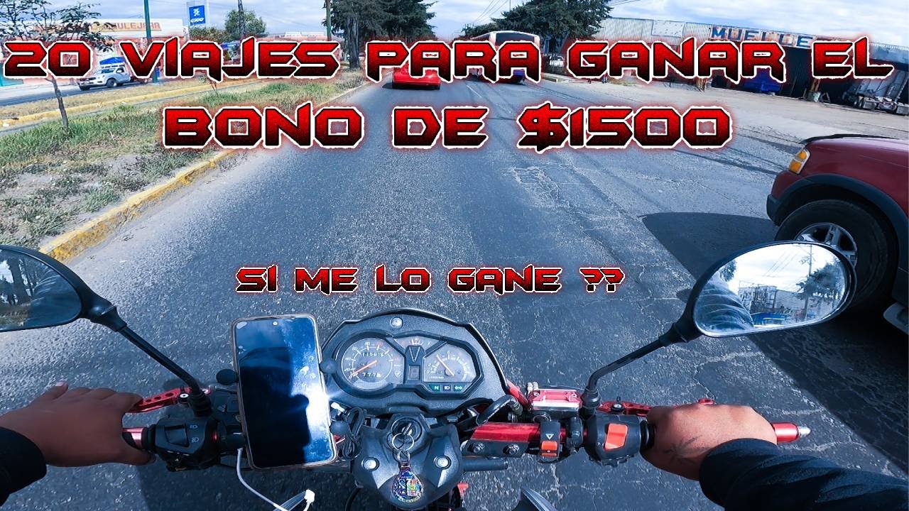 ganando el bono de $1500 en didi moto 🏍️l chegas motovlog #didi #bikers ...