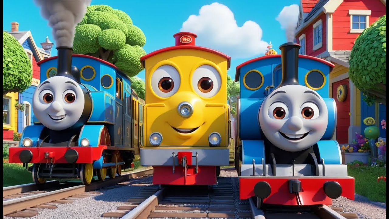 Choo Choo! The Train on the Track | Lively Train Nursery Rhyme for Kids ...