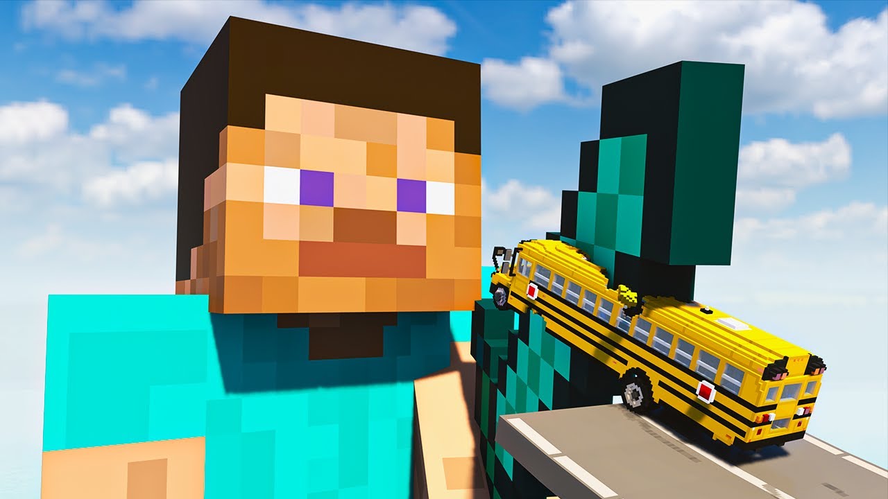 Cars vs Steve (Minecraft) | Teardown - YouTube