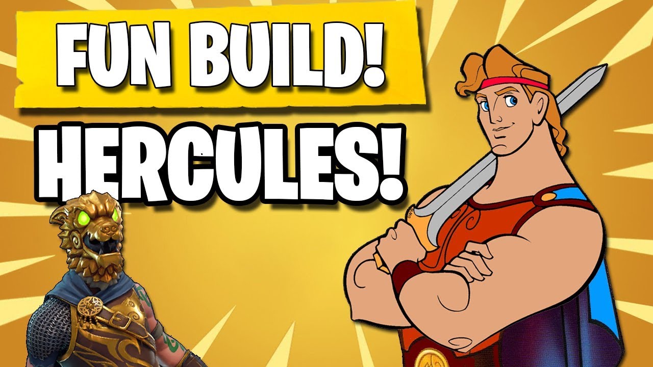 Hercules in Fortnite?! A Fun Build to try with Battlehound Jonesy in ...