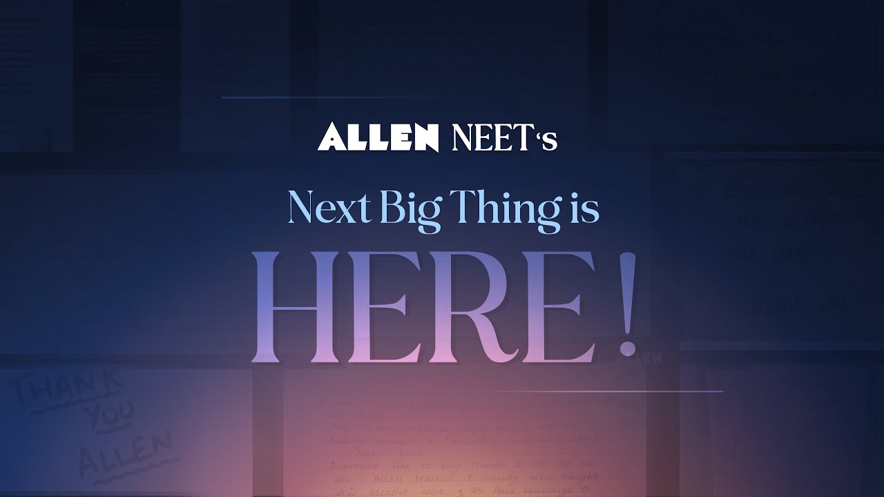 The Next Big Thing for NEET 2025 Aspirants is HERE 🚀 | ALLEN NEET - YouTube