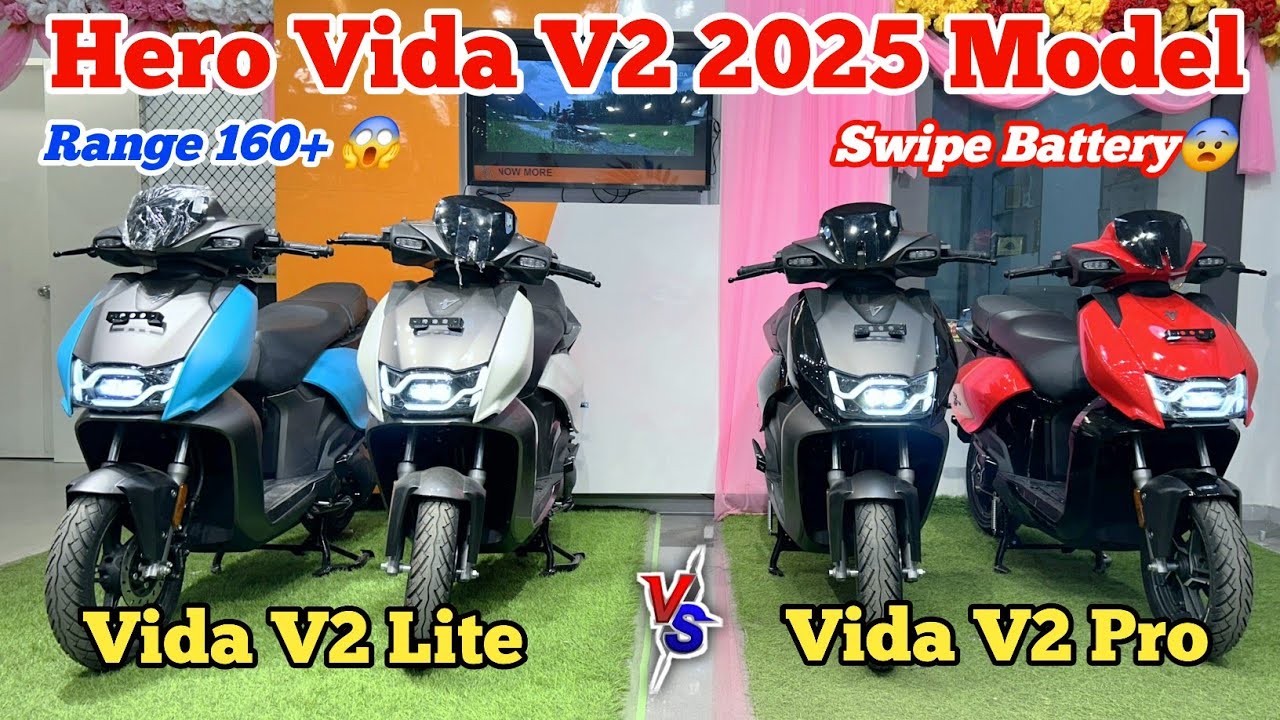 Finally New Hero Vida V2 All Model Launched 😱 || Vida V2 Detailed ...