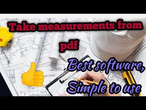 How to take measurements from pdf file/easy and simple software ...