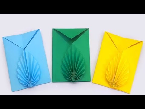 KAĞITTAN ZARF NASIL YAPILIR ? HEDİYE PAKETİ ZARF YAPIMI 😊