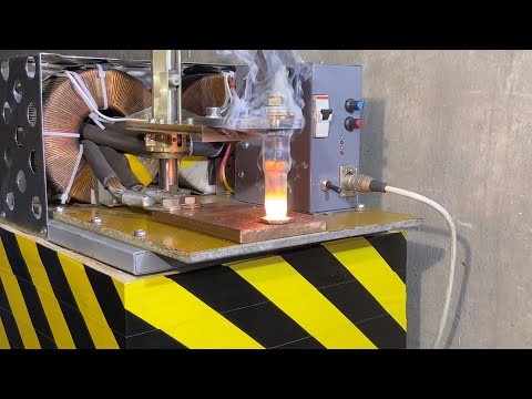 Crazy Transformator! Steel blaze and melts - Melting Metal