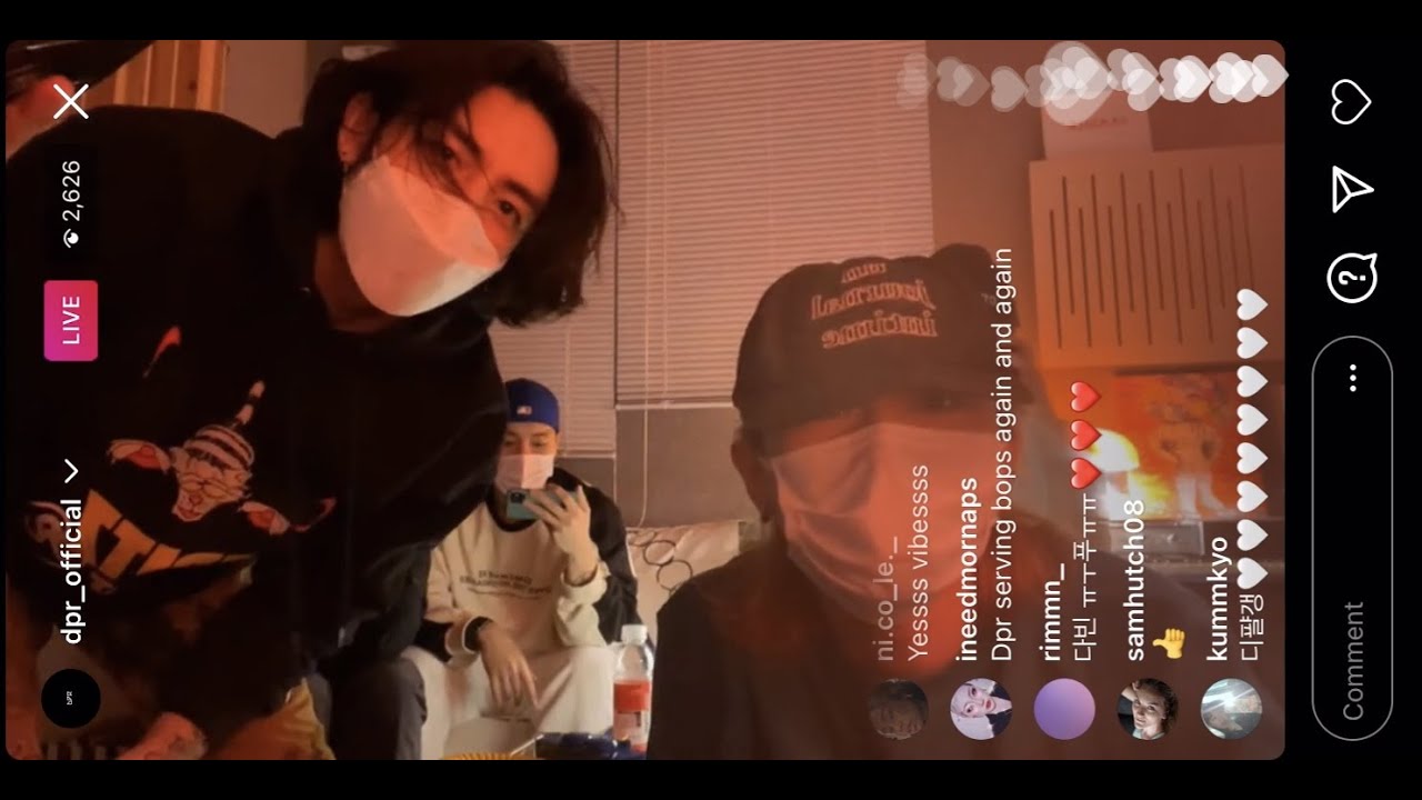 DPR Official Instagram live, 18th December 2020 | 디피알 라이브 - YouTube