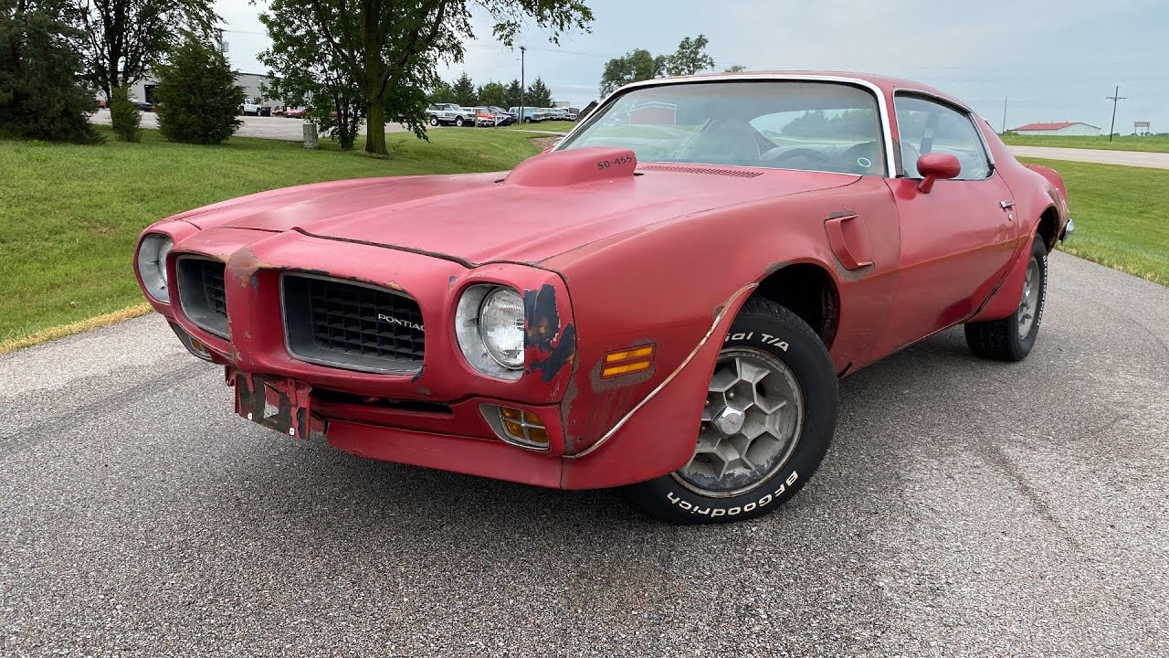1973 Trans AM SD-455 Super Duty Auto, 1 of 180, Numbers Match, Driving ...