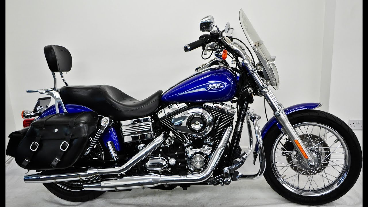 Harley Davidson FXDL Dyna Low Rider 1584 2008 Blue - YouTube